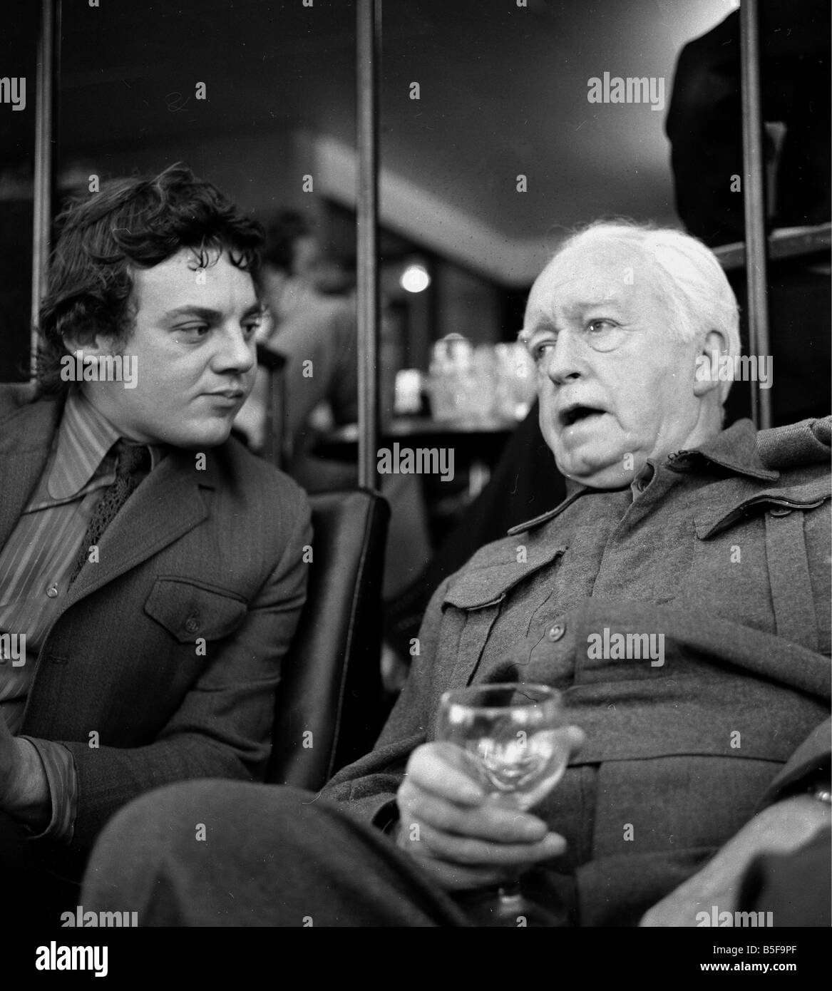 Actor Arnold Ridley who plays Private Godfrey in the BBC television ...