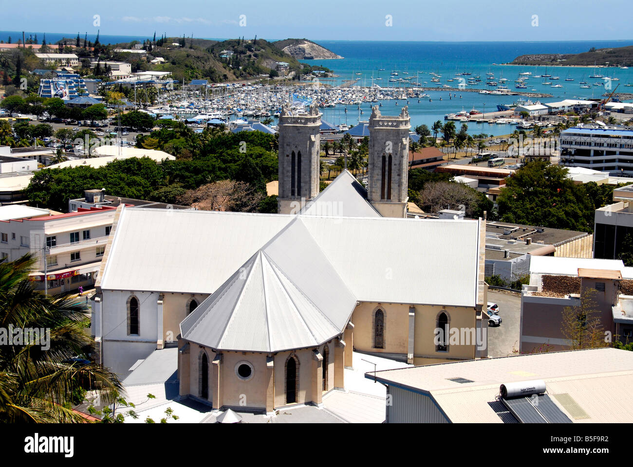 Aerial view of Noumea New Caledonia Stock Photo - Alamy