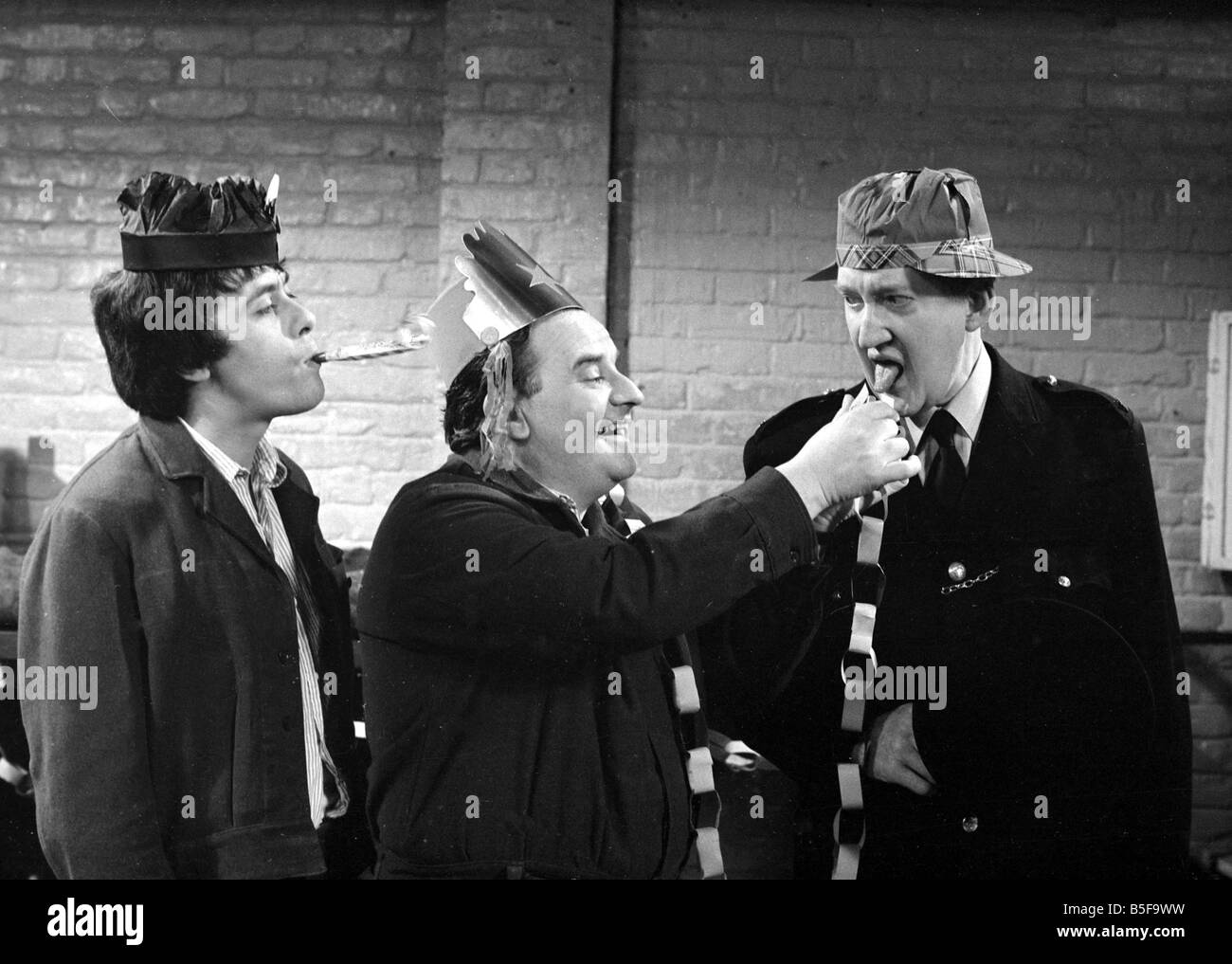 Comedy actor Ronnie Barker in his role as Norman Stanley Fletcher in ...