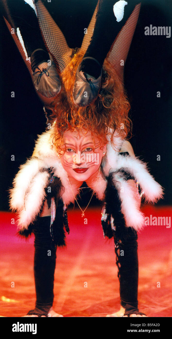 Moscow State Circus contortionist Grigorieva Karina Stock Photo - Alamy
