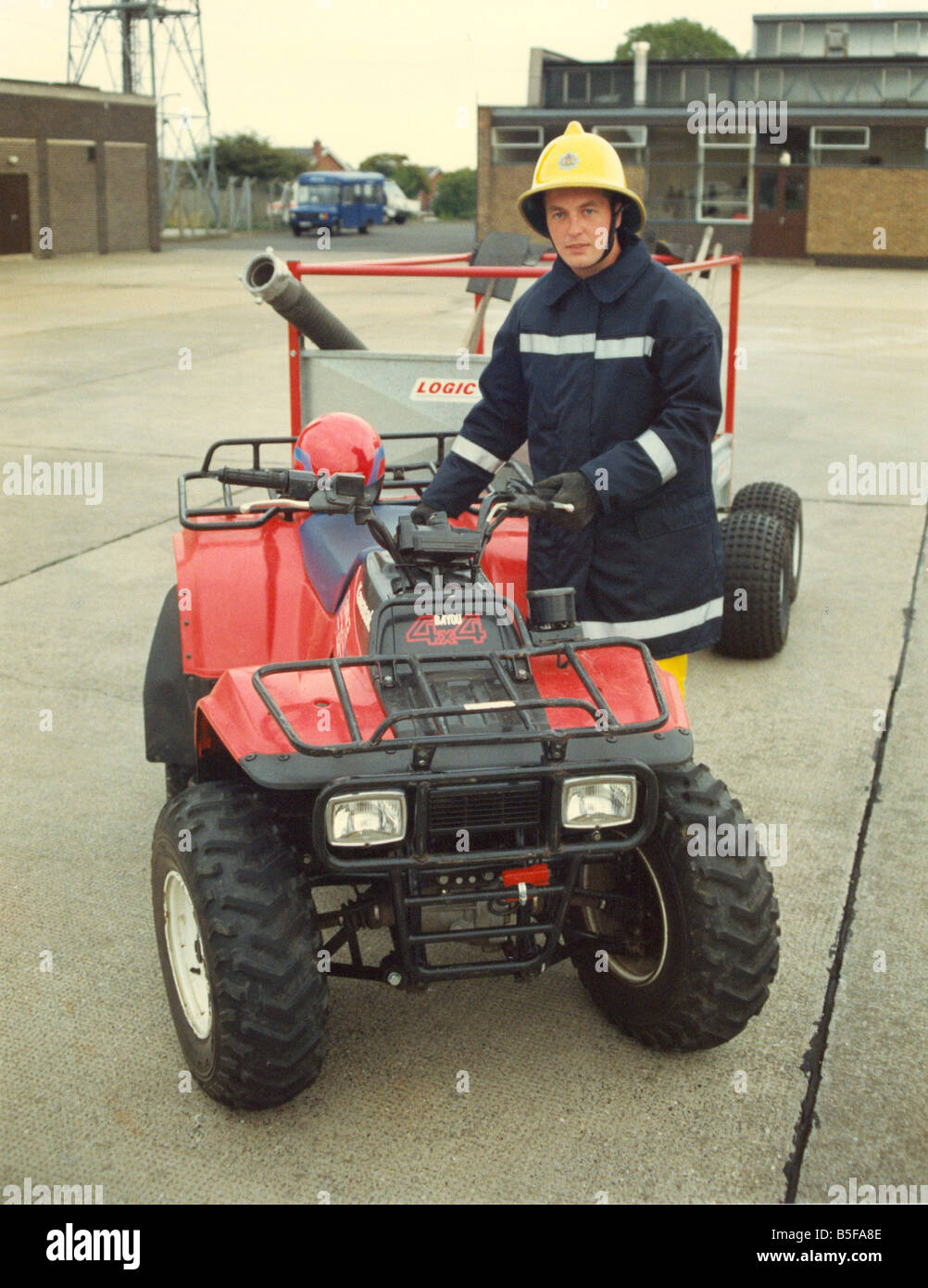 The new quad bike fire vehicle ready for the next emergency call out ...