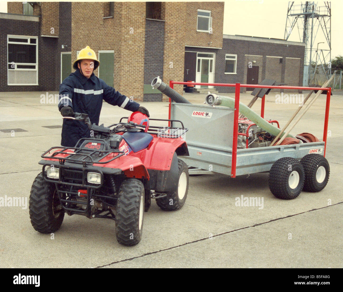 The new quad bike fire vehicle ready for the next emergency call out ...