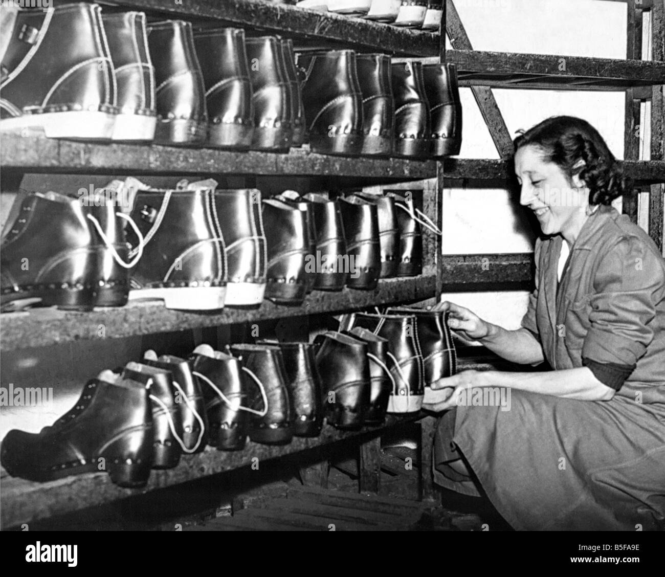 The clog factory Black and White Stock Photos & Images - Alamy