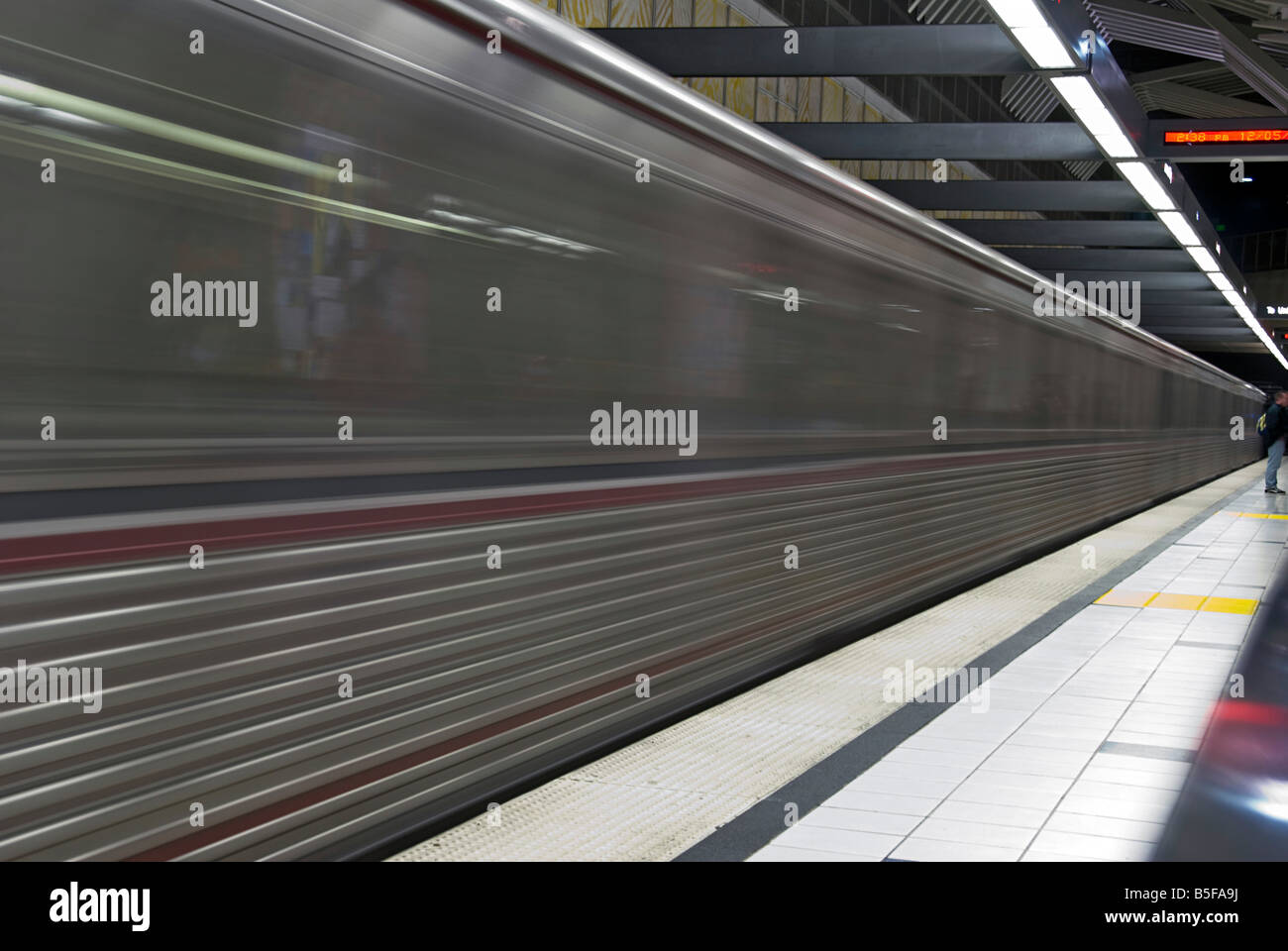 Universal City subway station Hollywood Los Angeles LA CA pedestrian ...