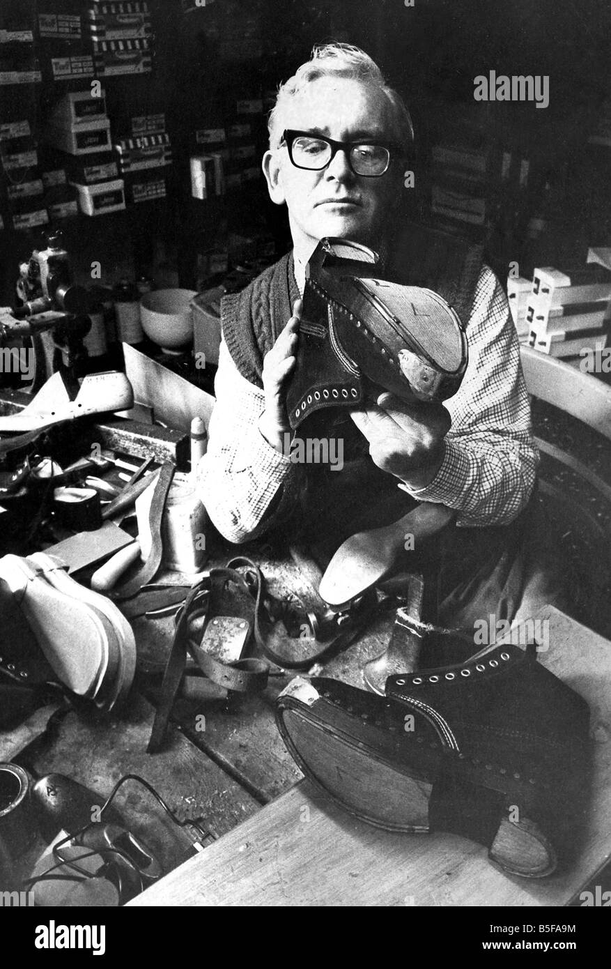 Cobbler John Winter is the only made to measure clog maker in the North ...