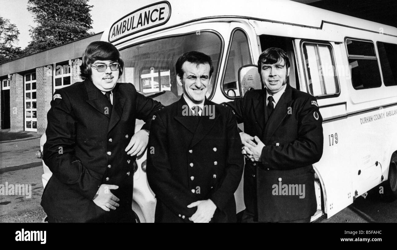 The softly softly ambulance team Peter Stoddard Jim Mulholland and Ned ...