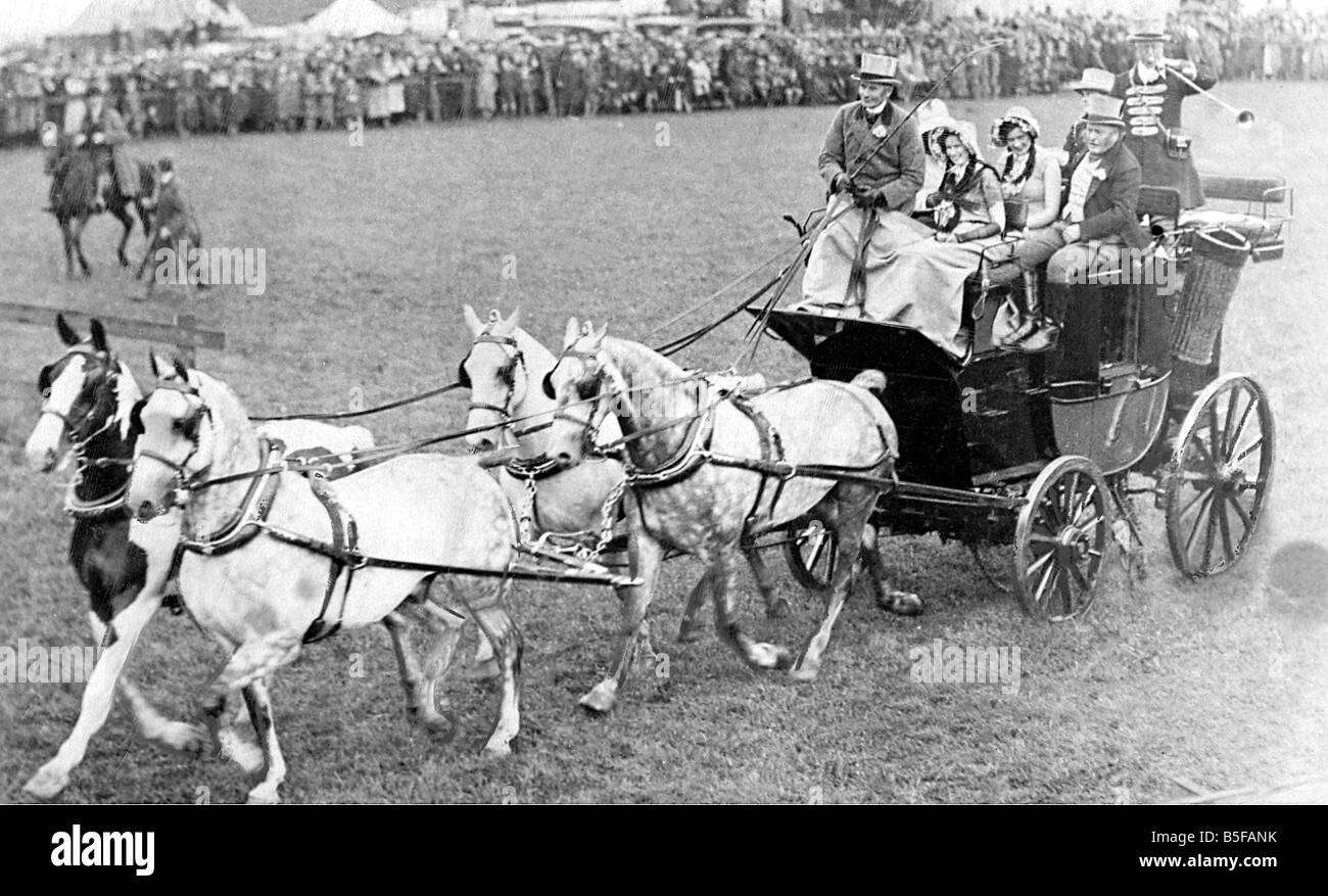 Four in hand coach hi-res stock photography and images - Alamy