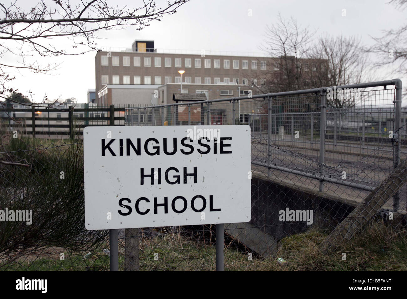GV of Kingussie High School Highlands Scotland Stock Photo - Alamy