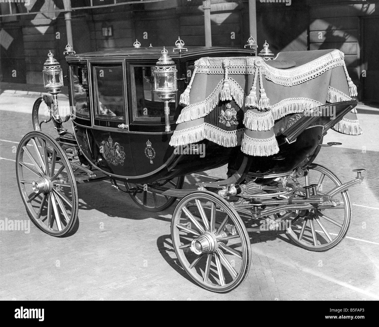 Glass state coach Black and White Stock Photos & Images - Alamy