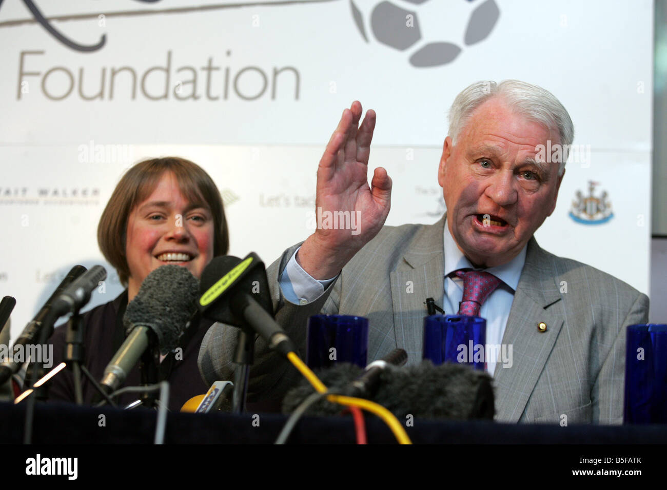 Familiar faces attend the launch of The Sir Bobby Robson Foundation a ...