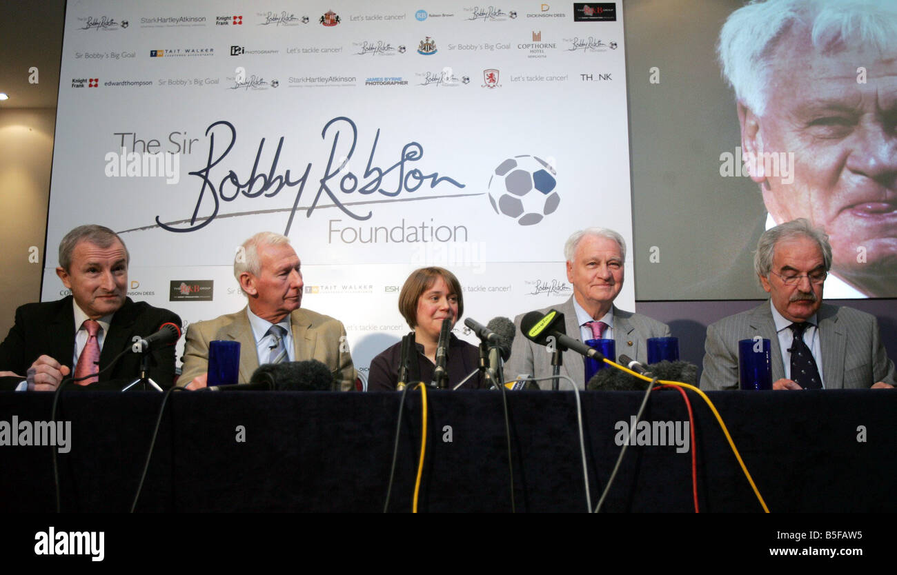 Familiar faces attend the launch of The Sir Bobby Robson Foundation a ...
