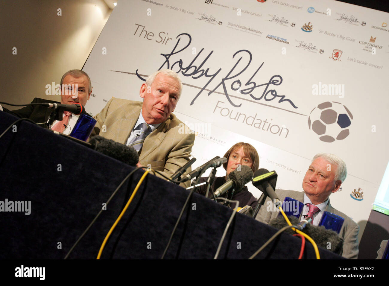 Familiar faces attend the launch of The Sir Bobby Robson Foundation a ...