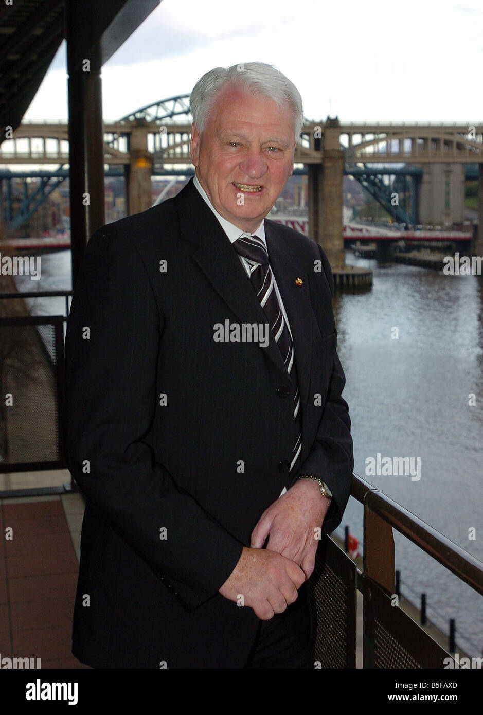 Sir Bobby Robson at the Copthorne Hotel Stock Photo - Alamy