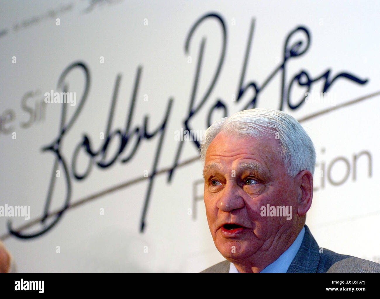 The Launch of the Sir Bobby Robson Foundation fundraising cancer ...