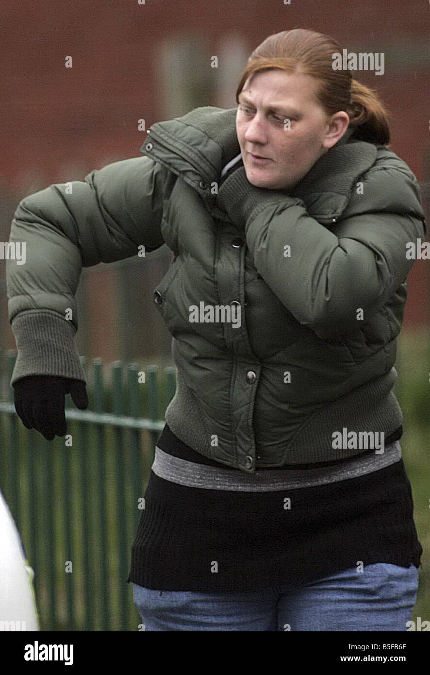 Karen Matthews mother of Shannon Matthews at home in Dewsbury Moor ...