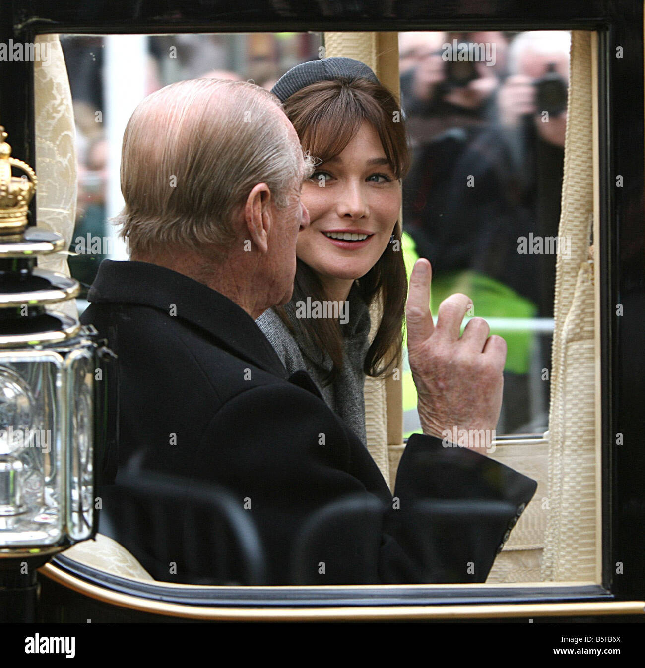 Carla bruni and her husband hi-res stock photography and images - Alamy