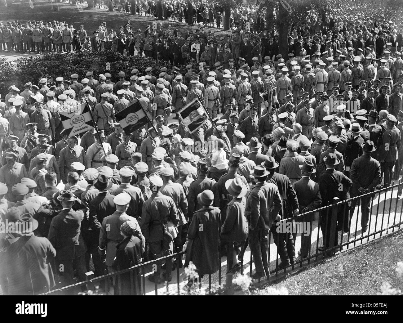 About 80 000 members of the World War One veterans paramilitary group ...
