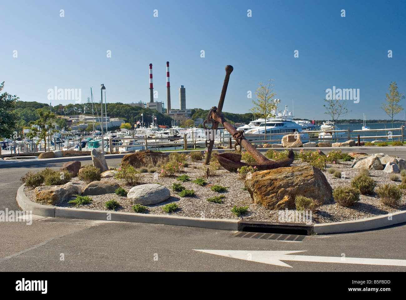 Port Jefferson Harbor, Long Island NY USA Stock Photo - Alamy