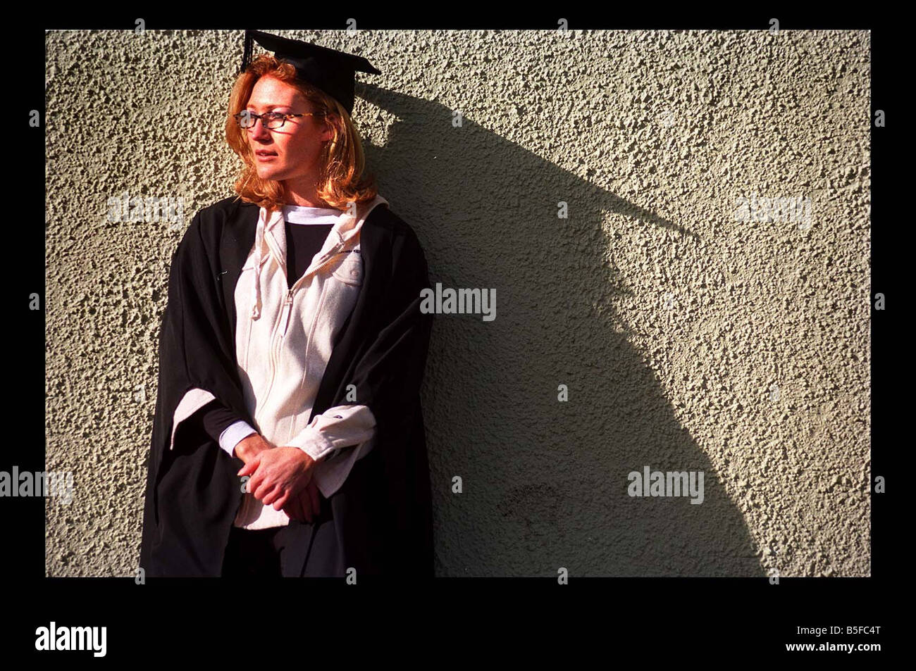 Ali Paton Siren from the Gladiator march 1998 wearing mortar board ...