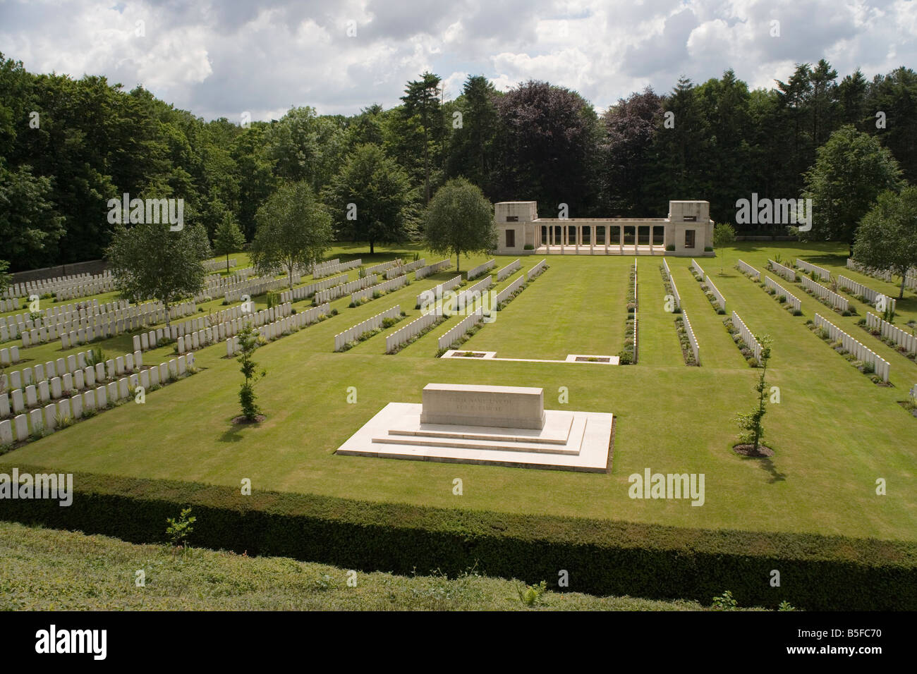 Australian 5th Division memorial and cemetery at Buttes in Polygon Wood ...