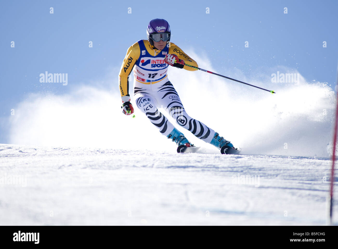 SOELDEN AUSTRIA OCT 25 Maria Reisch GER competing in the womens giant ...