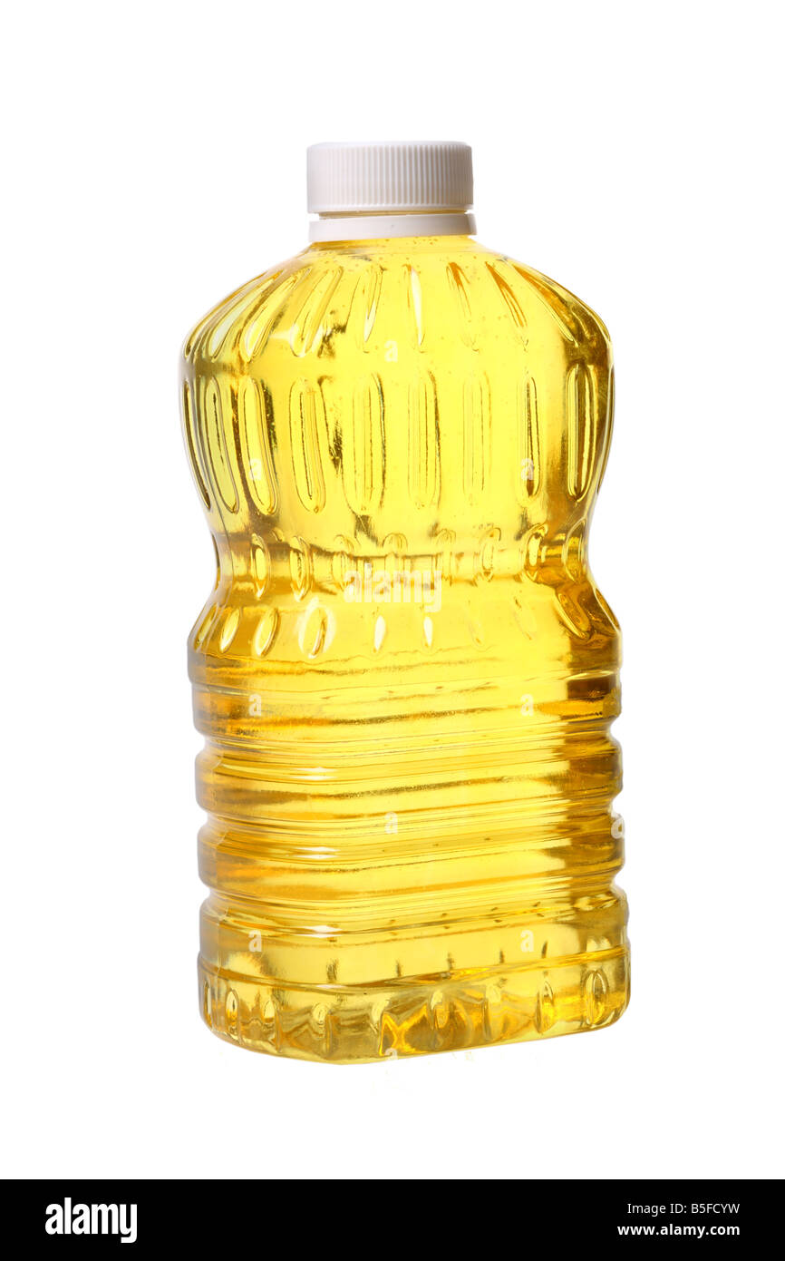 Cooking oil cutout on white background Stock Photo - Alamy