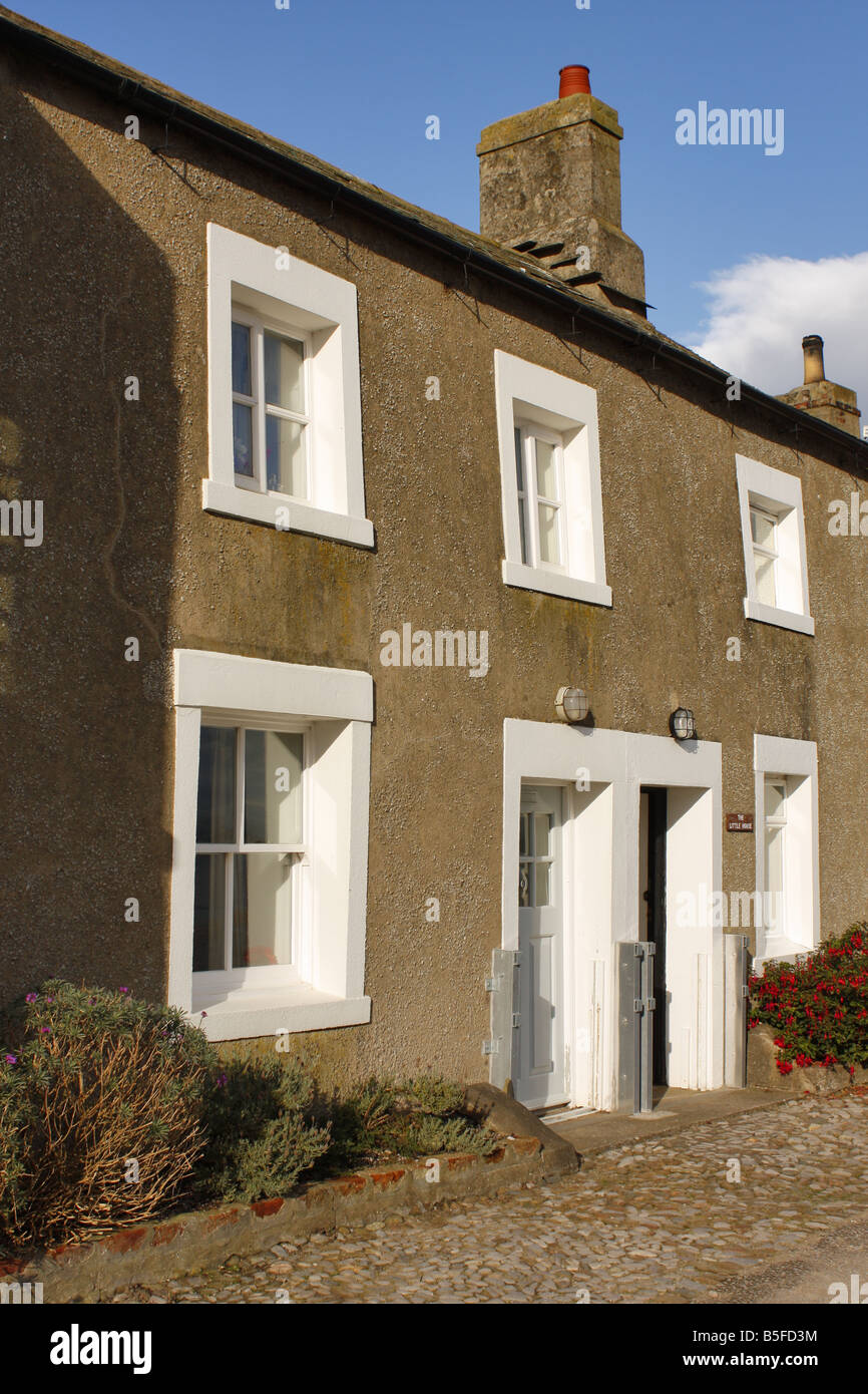 Cottages in Terrace1 at Sunderland aka Sunderland Point Stock Photo - Alamy