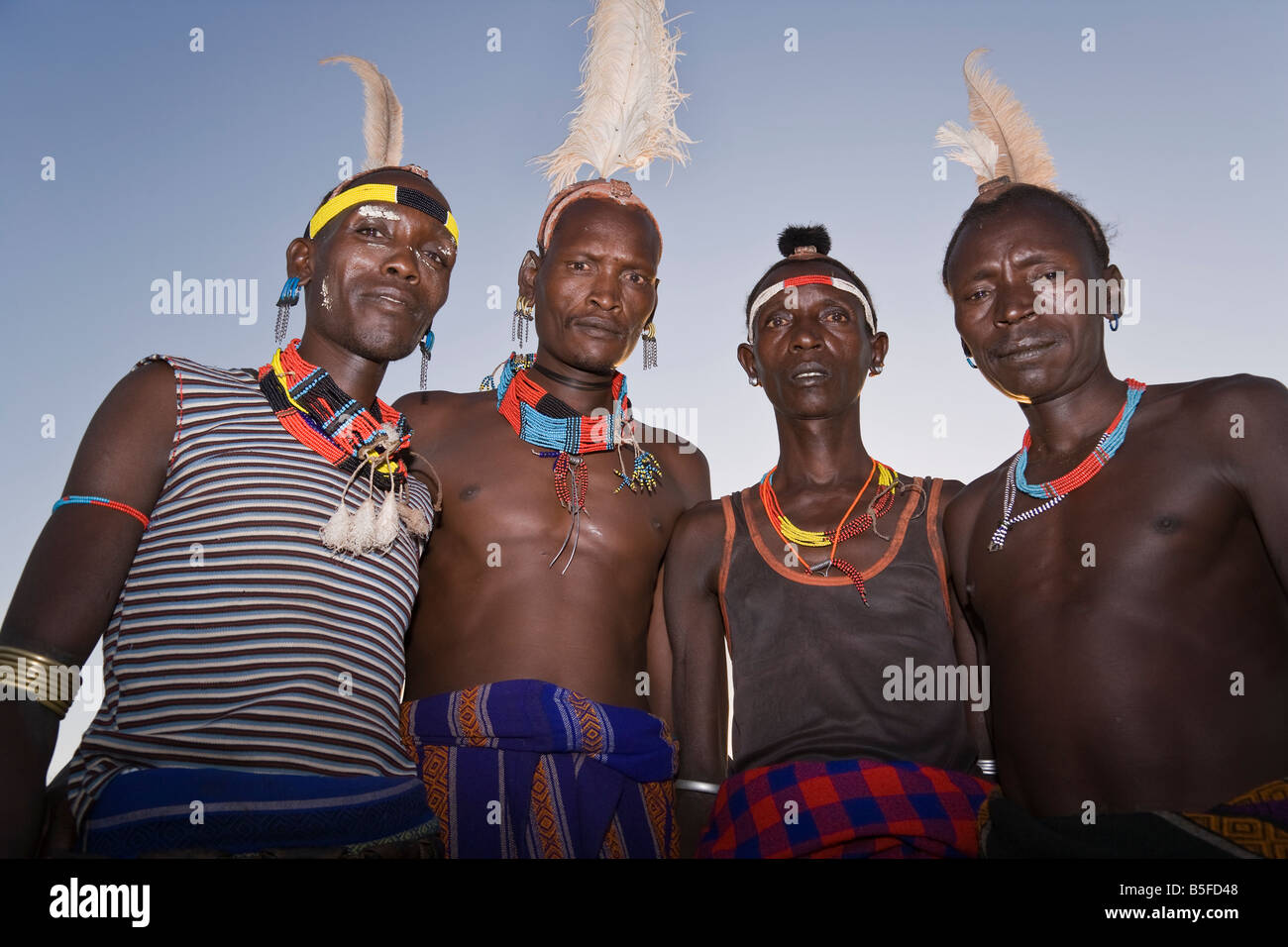 Portrait of Hamer Tribesmen, Hamer Tribe, Lower Omo Valley, Southern ...