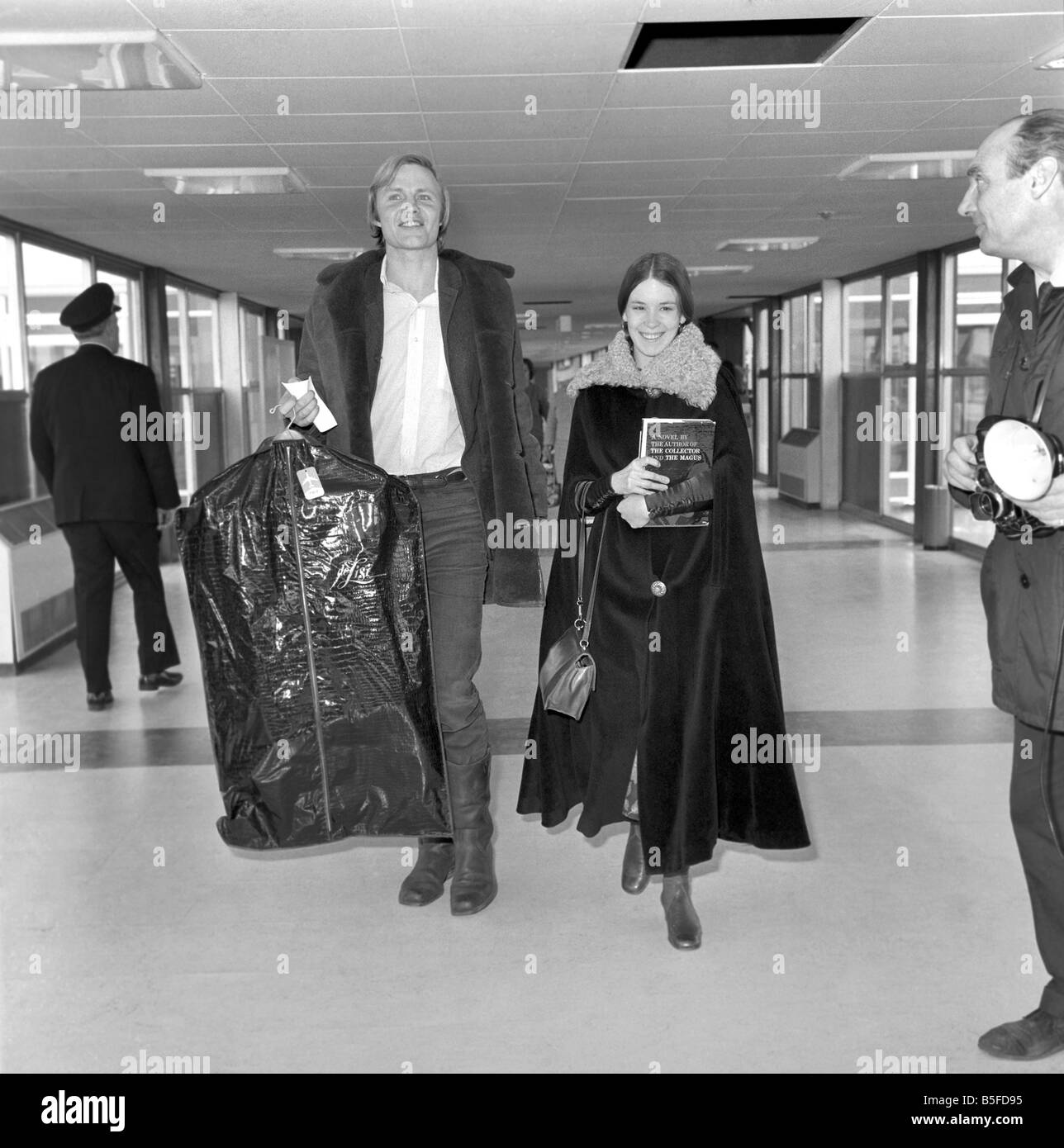 John Voight (Voigt) actor Midnight Cowboy, arrived at Heathrow from San ...