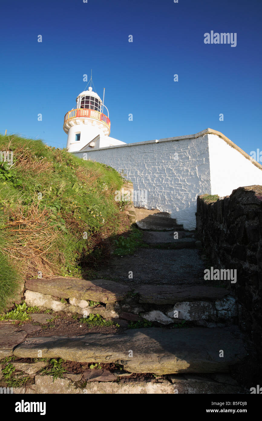 Lighthouse in Youghal Stock Photo - Alamy