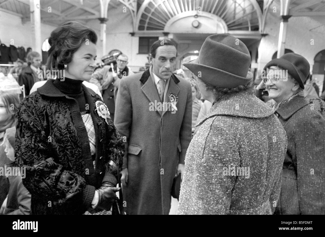 Jeremy Thorpe liberal party leader holds a press conference before ...