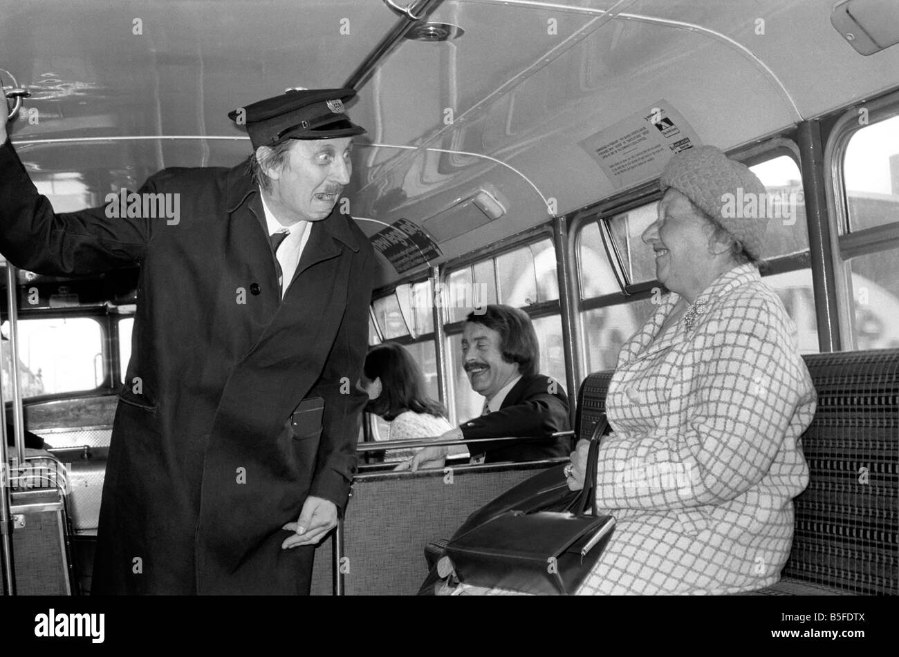 Stephen Lewis (Actor) seen here in the role of bus inspector Blakey ...