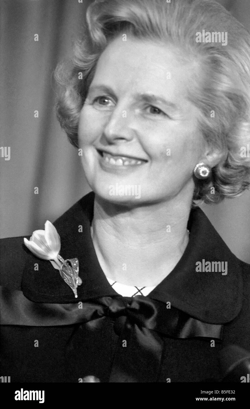 Mrs. Margaret Thatcher becomes leader of the Conservative Party ...