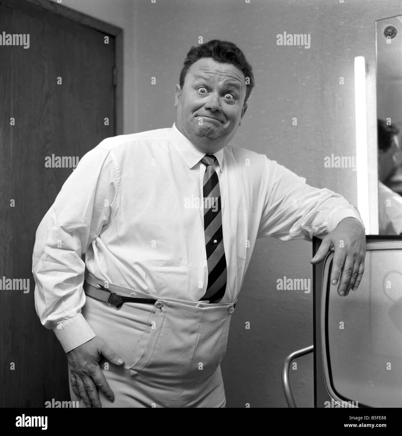 Harry Secombe in his dressing room at the London Palladium. October ...