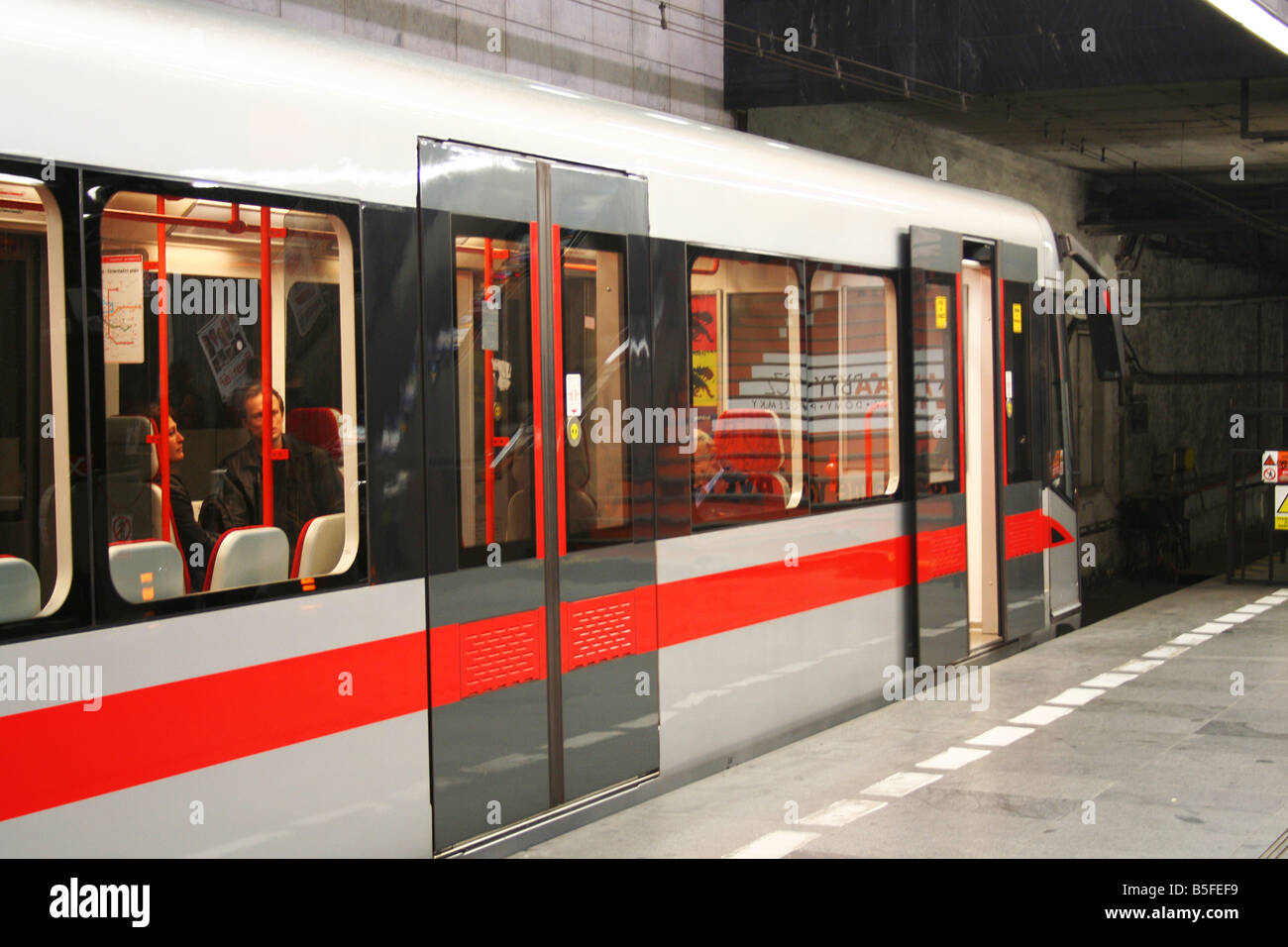 Metro of Prague Czech Stock Photo - Alamy