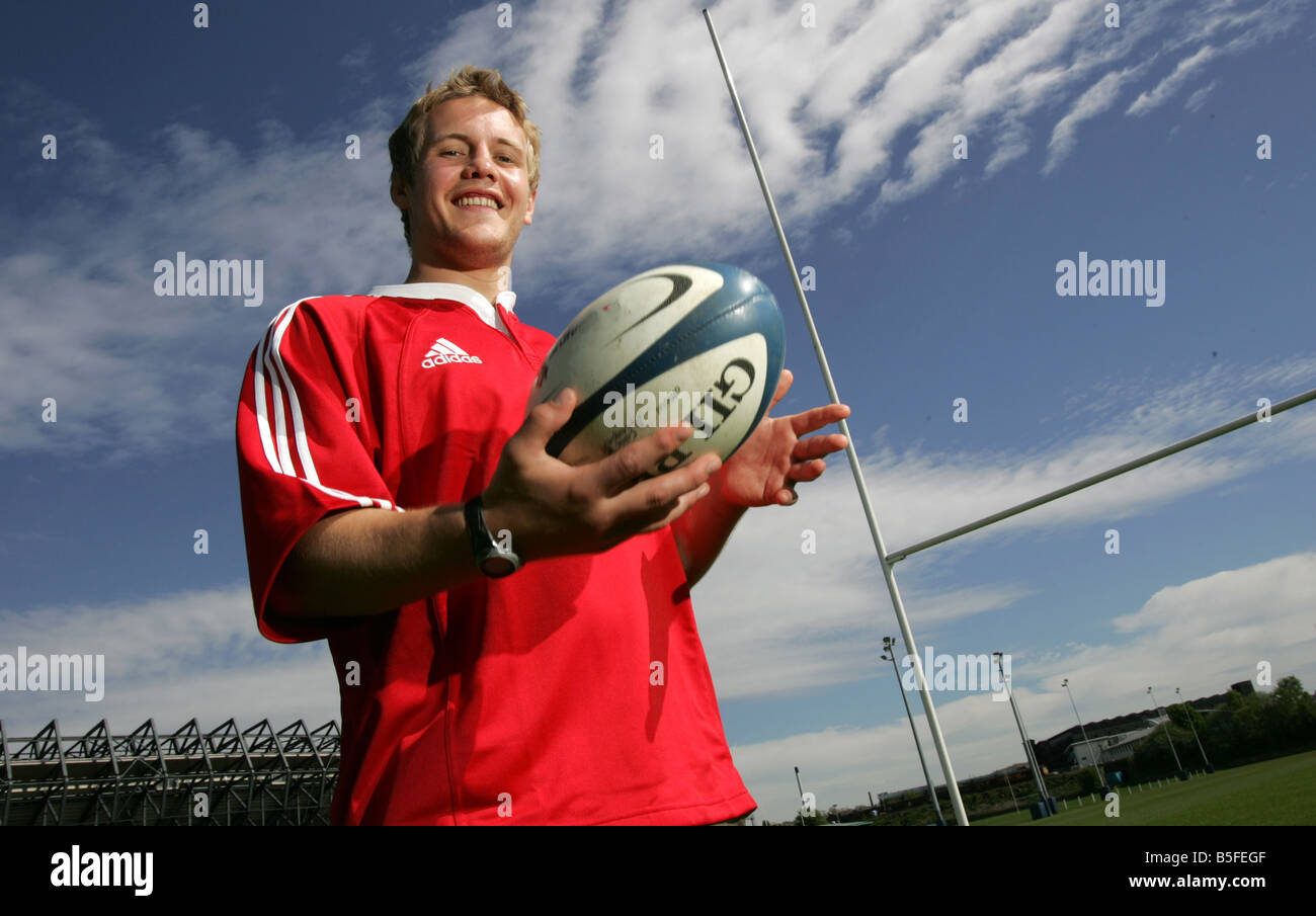 Scotland International and British Lions Rugby player Simon Taylor at ...