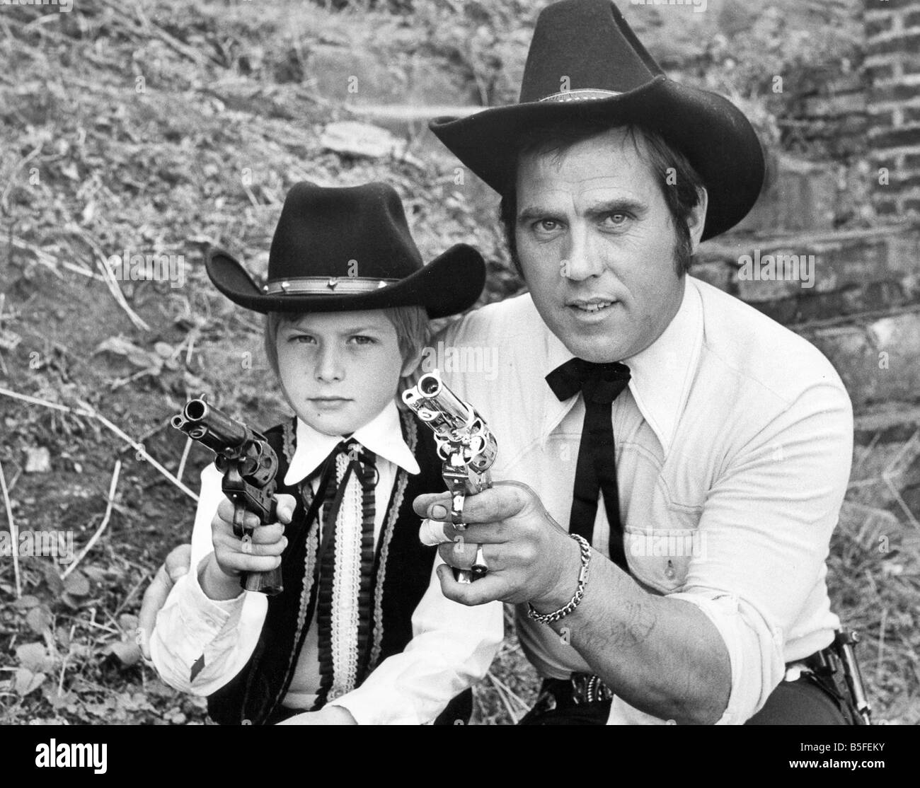 Eight year old Adam Brunskill is one of the fastest guns around with a ...