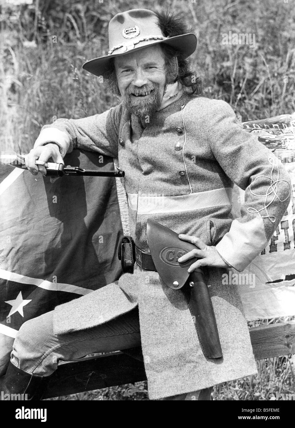 Alex The General Duncan from Motherwell in his uniform Stock Photo - Alamy