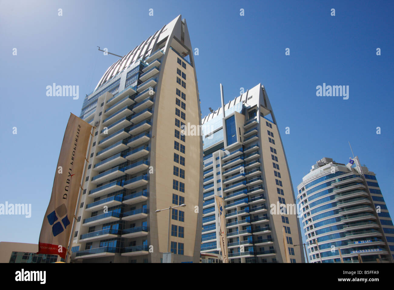 HIGH RISE BUILDINGS IN DUBAI Stock Photo - Alamy