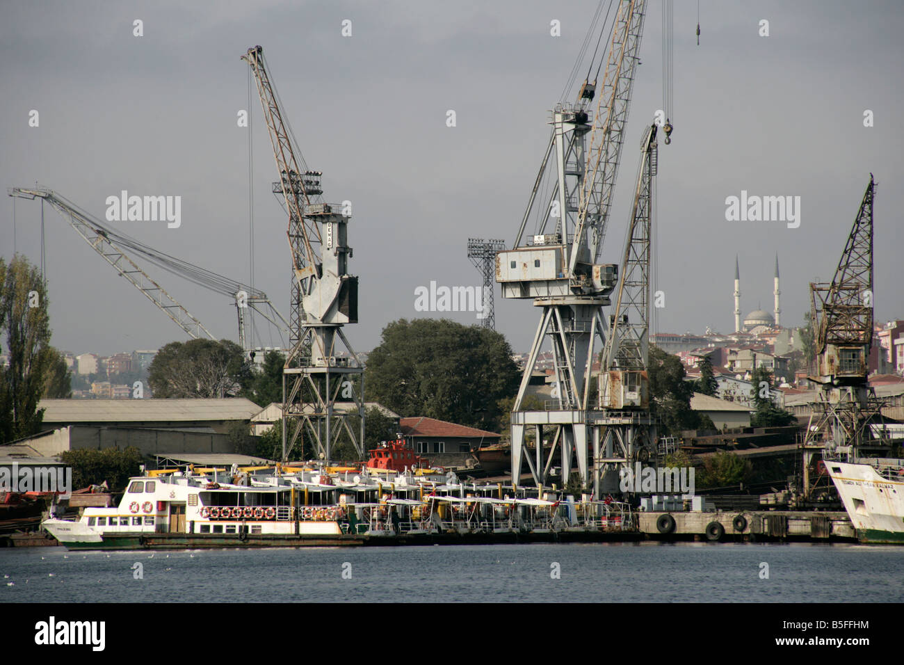 Shipyard on the Golden Horn, Istanbul, Turkey Stock Photo - Alamy