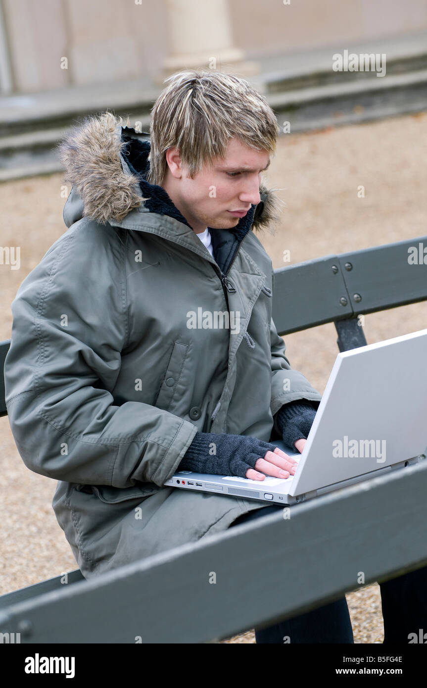 Lonely Old Man Winter Alone Uk Stock Photos & Lonely Old Man Winter ...