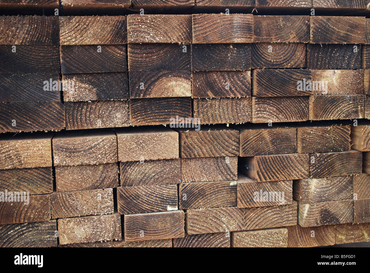 Stack wood woodyard hi-res stock photography and images - Alamy