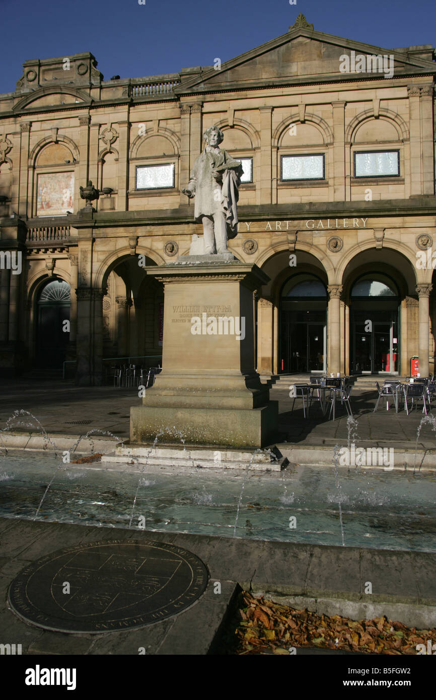 City of York, England. The William Etty statue and Edward Taylor ...