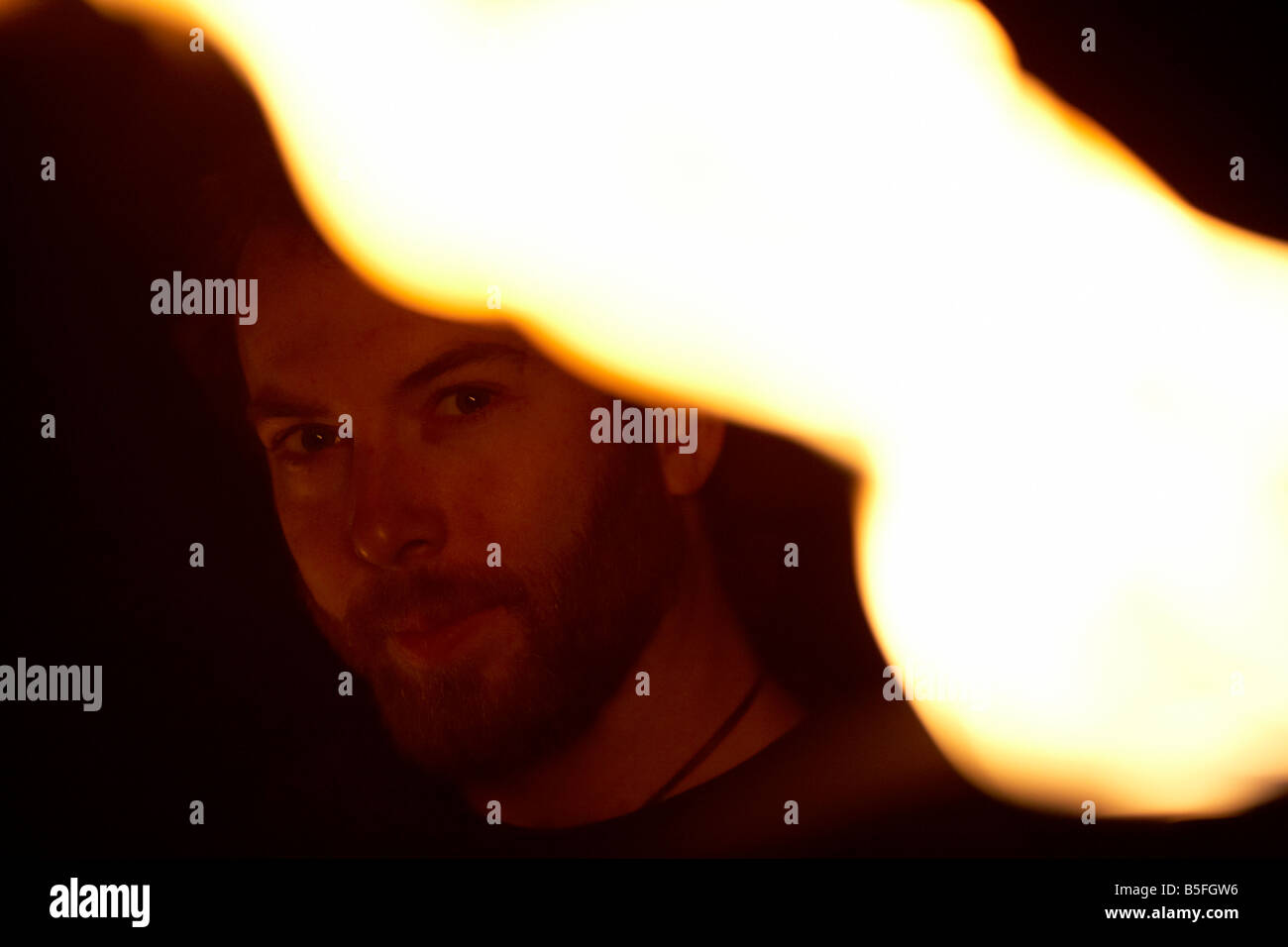 Playing with torch hi-res stock photography and images - Alamy