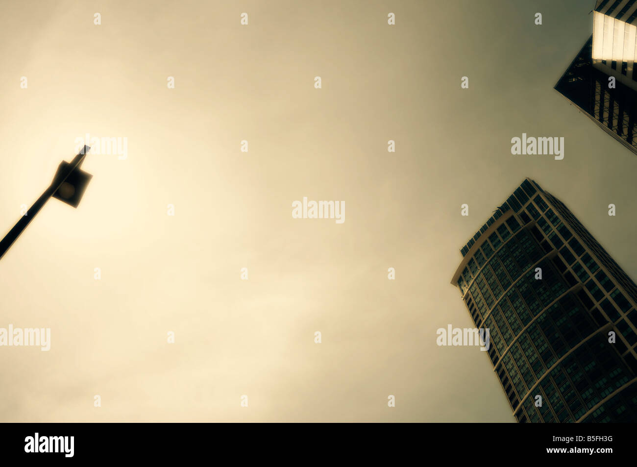 Skyscrapers on the Loop as seen from the corner between North Michigan ...