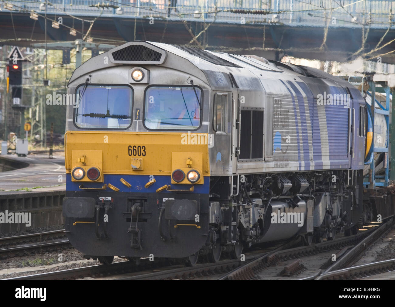 German railways freight wagons hi-res stock photography and images - Alamy