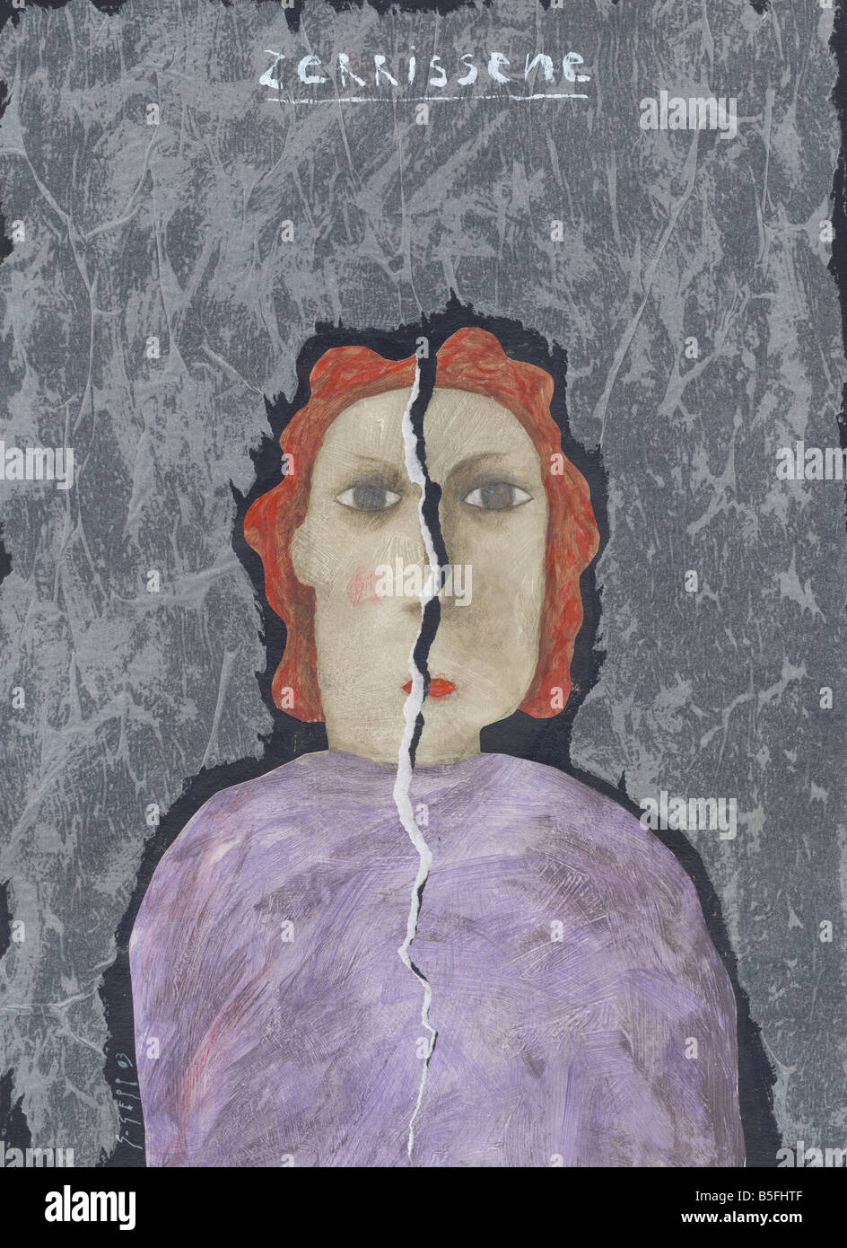 Split personality drawing hi-res stock photography and images - Alamy