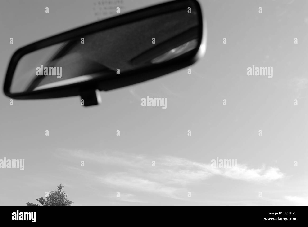 REAR VIEW MIRROR Stock Photo - Alamy
