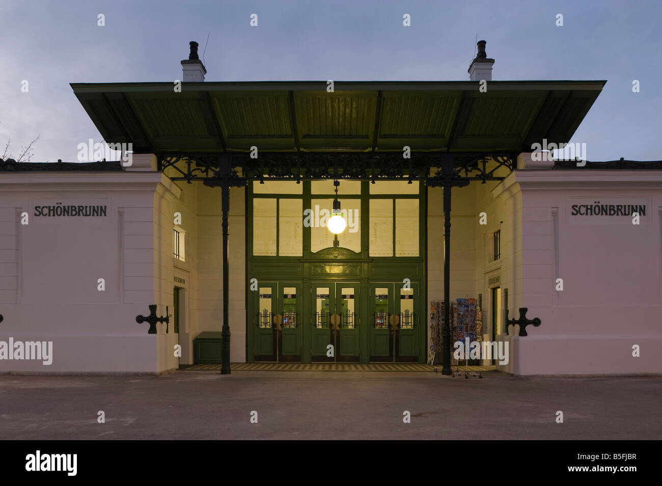 Wien Stadtbahnstation Schönbrunn von Otto Wagner Vienna Stadtbahn by ...