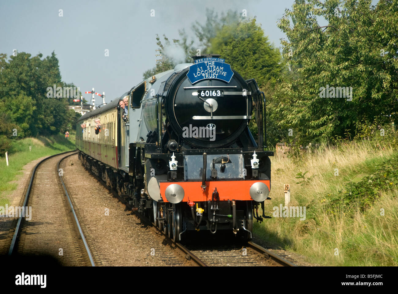 The new A1 class steam locomotive "Tornado" between Loughborough and ...